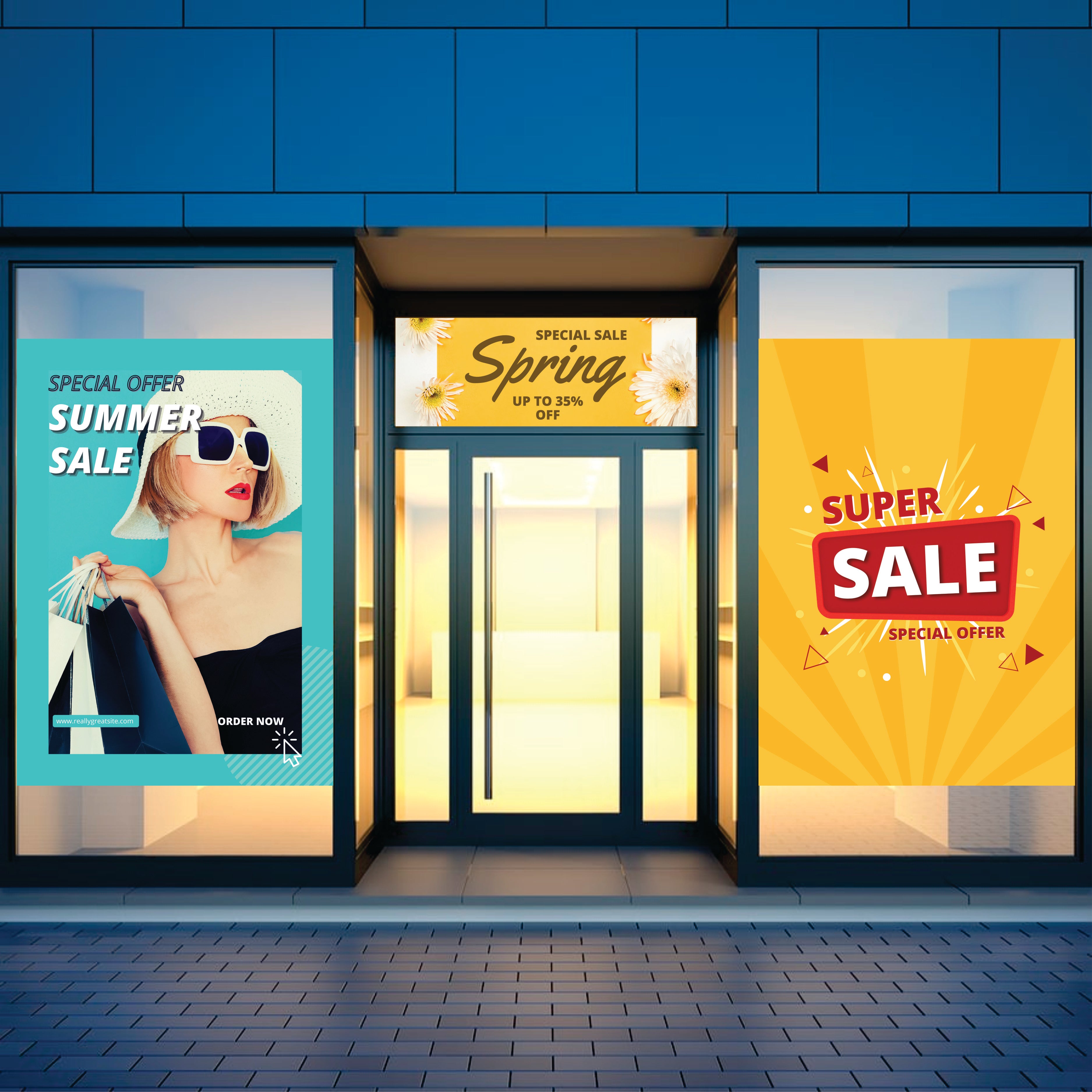 Window Signage / Vinyl Stickers – Discount Signs