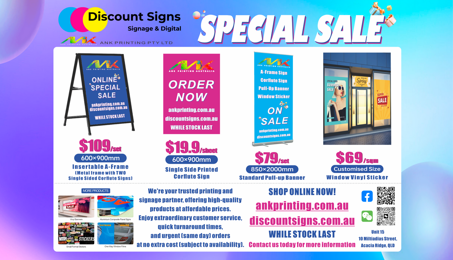 Discount Signs